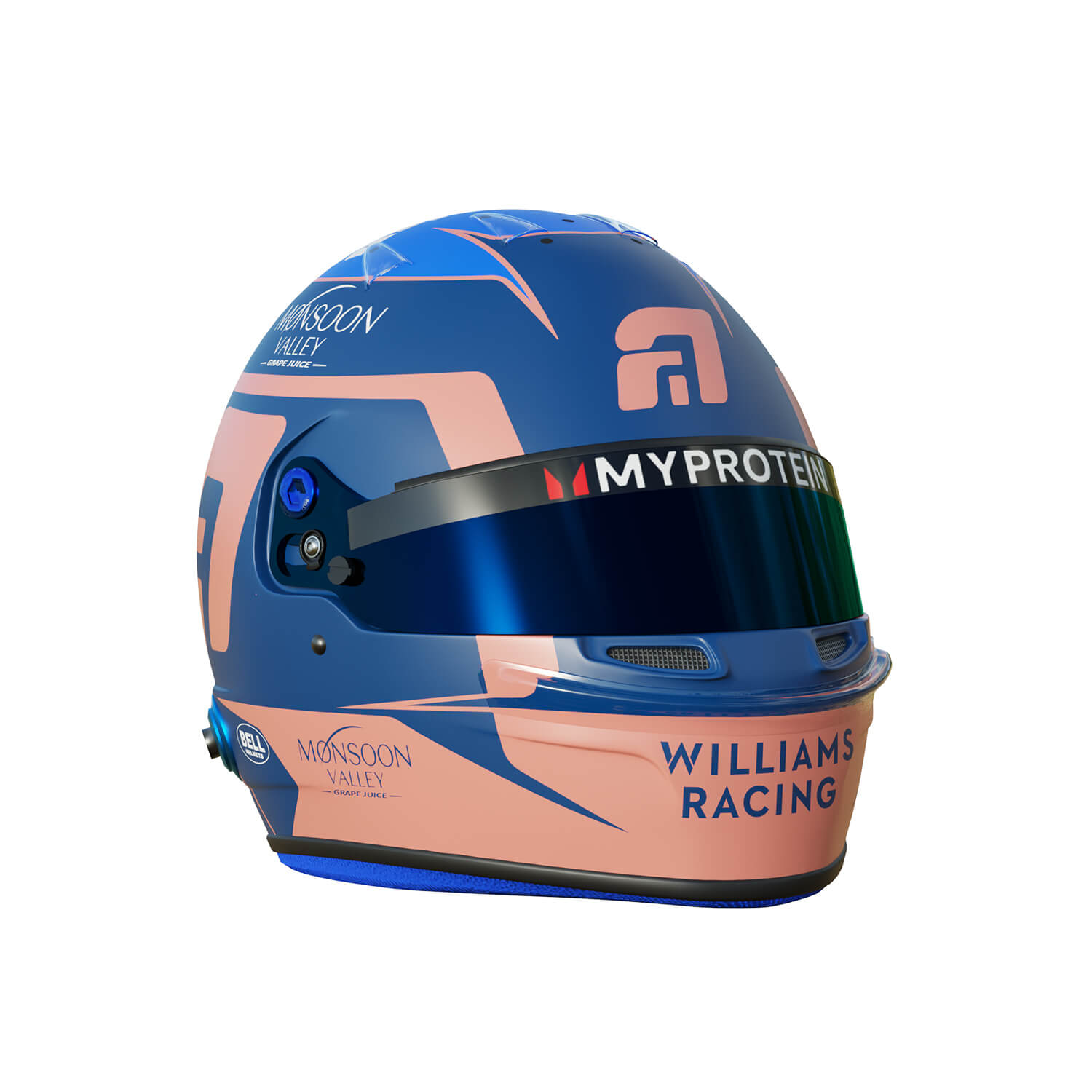 F1 Williams Helmets 2024 - 3D Model by Cactus3D