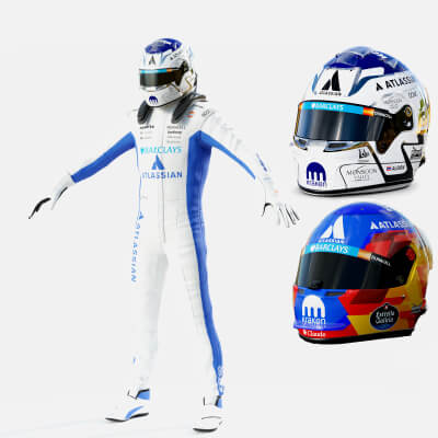 F1 Williams Race Suits 2026 - 3D Model by Cactus3D