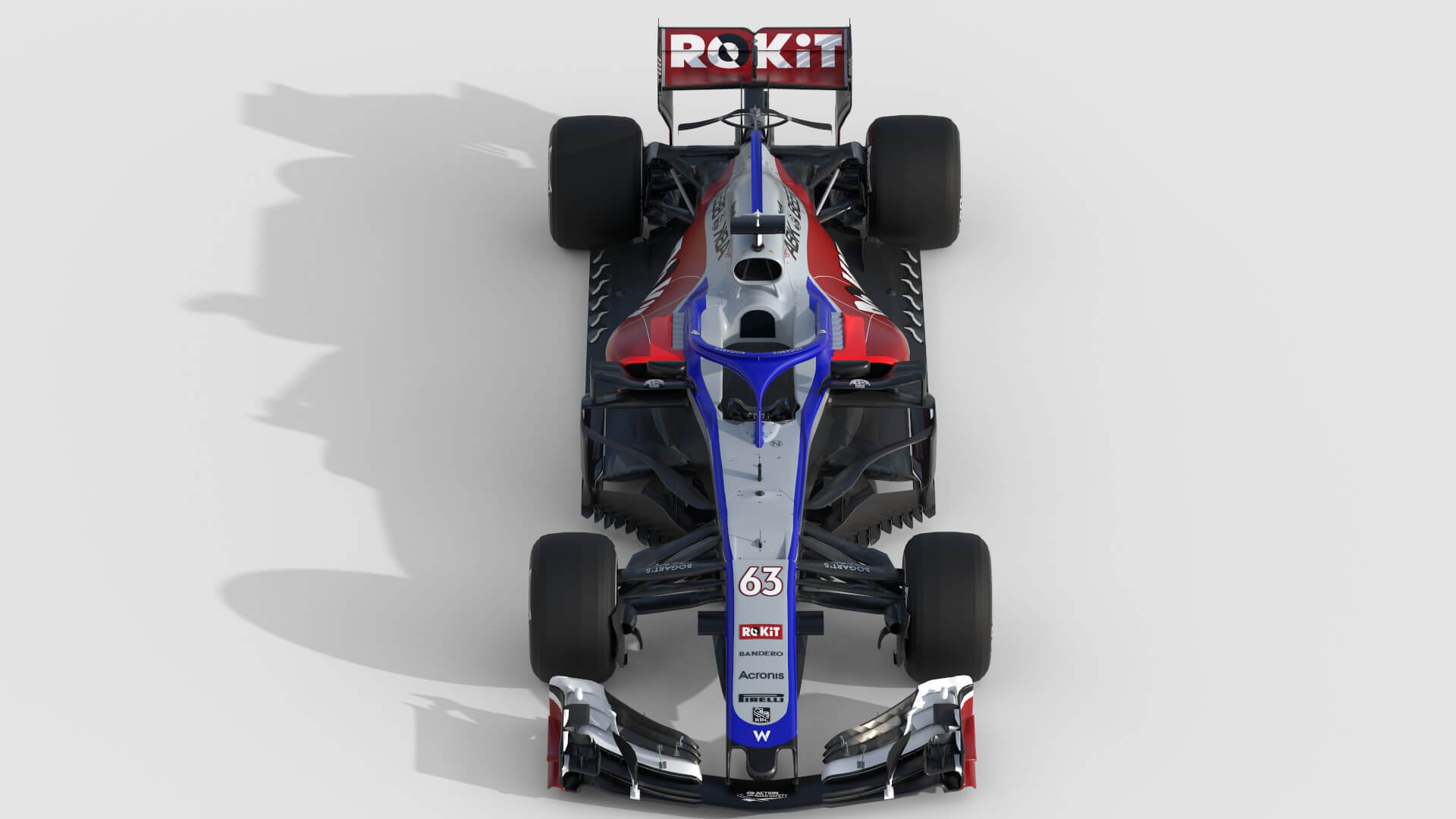 F1 Williiams FW-43 2020 3D Model by Cactus3D