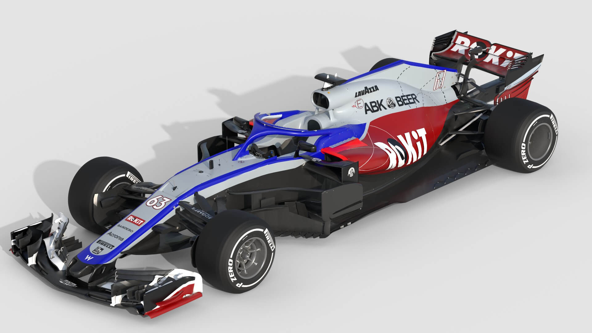 F1 Williiams FW-43 2020 3D Model by Cactus3D