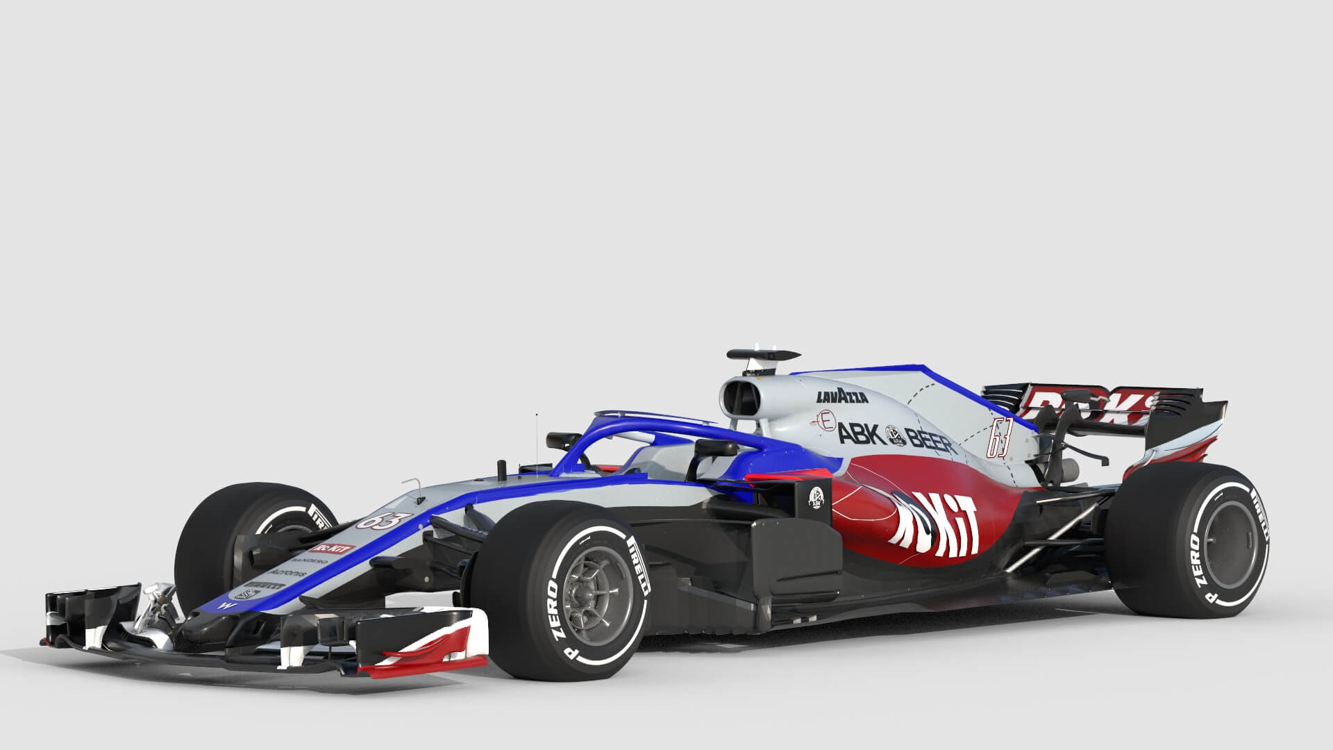 F1 Williiams FW-43 2020 3D Model by Cactus3D