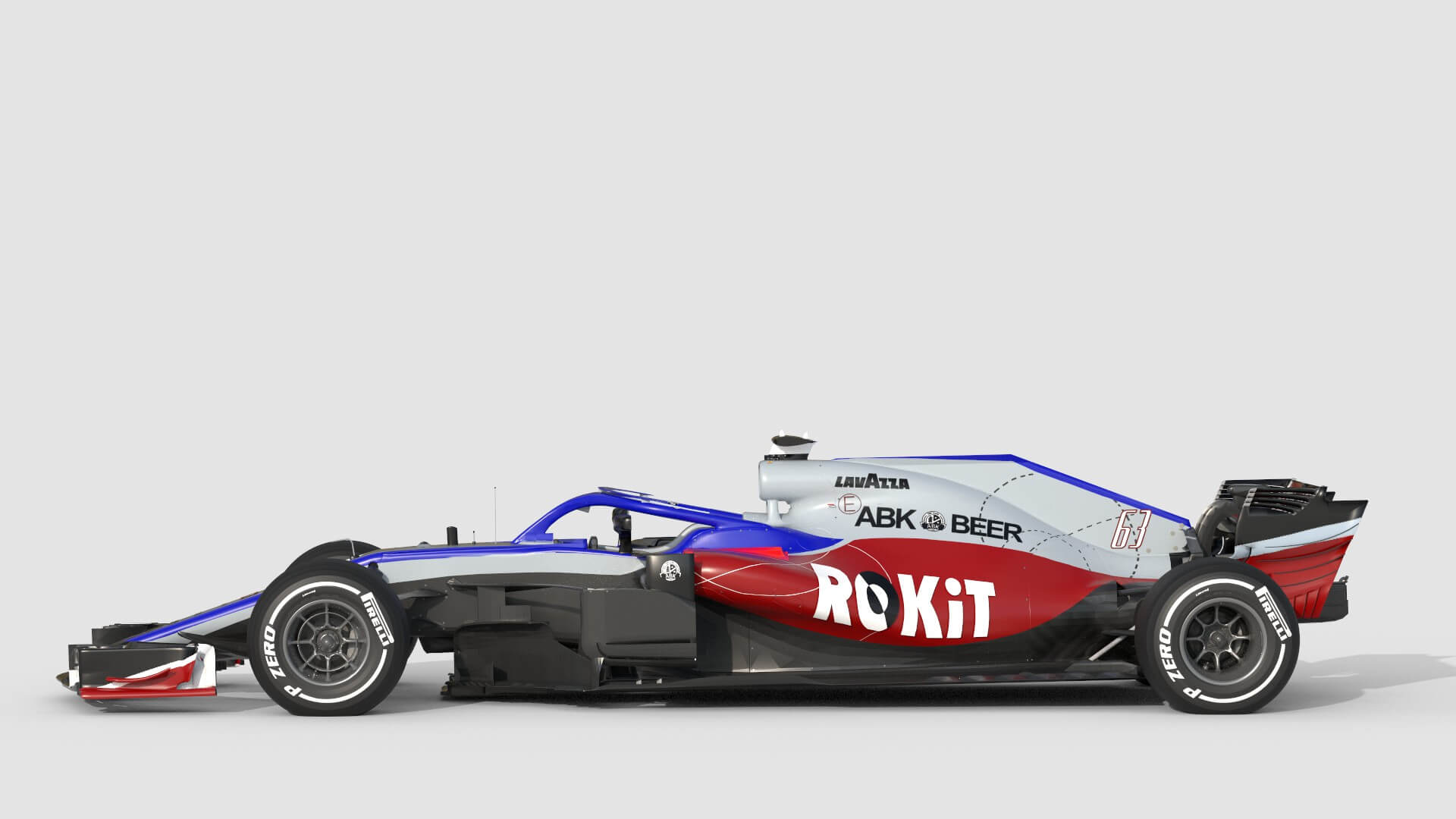 F1 Williiams FW-43 2020 3D Model by Cactus3D