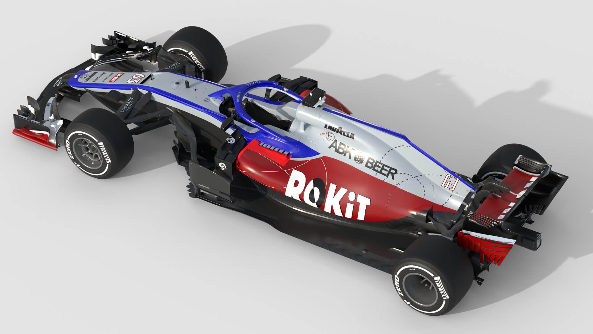 F1 Williiams FW-43 2020 3D Model by Cactus3D