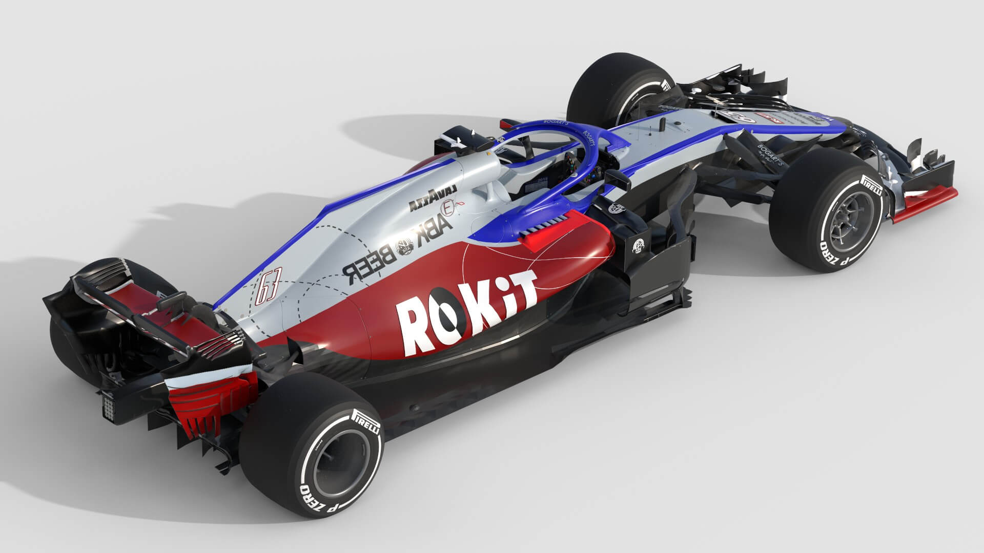 F1 Williiams FW-43 2020 3D Model by Cactus3D