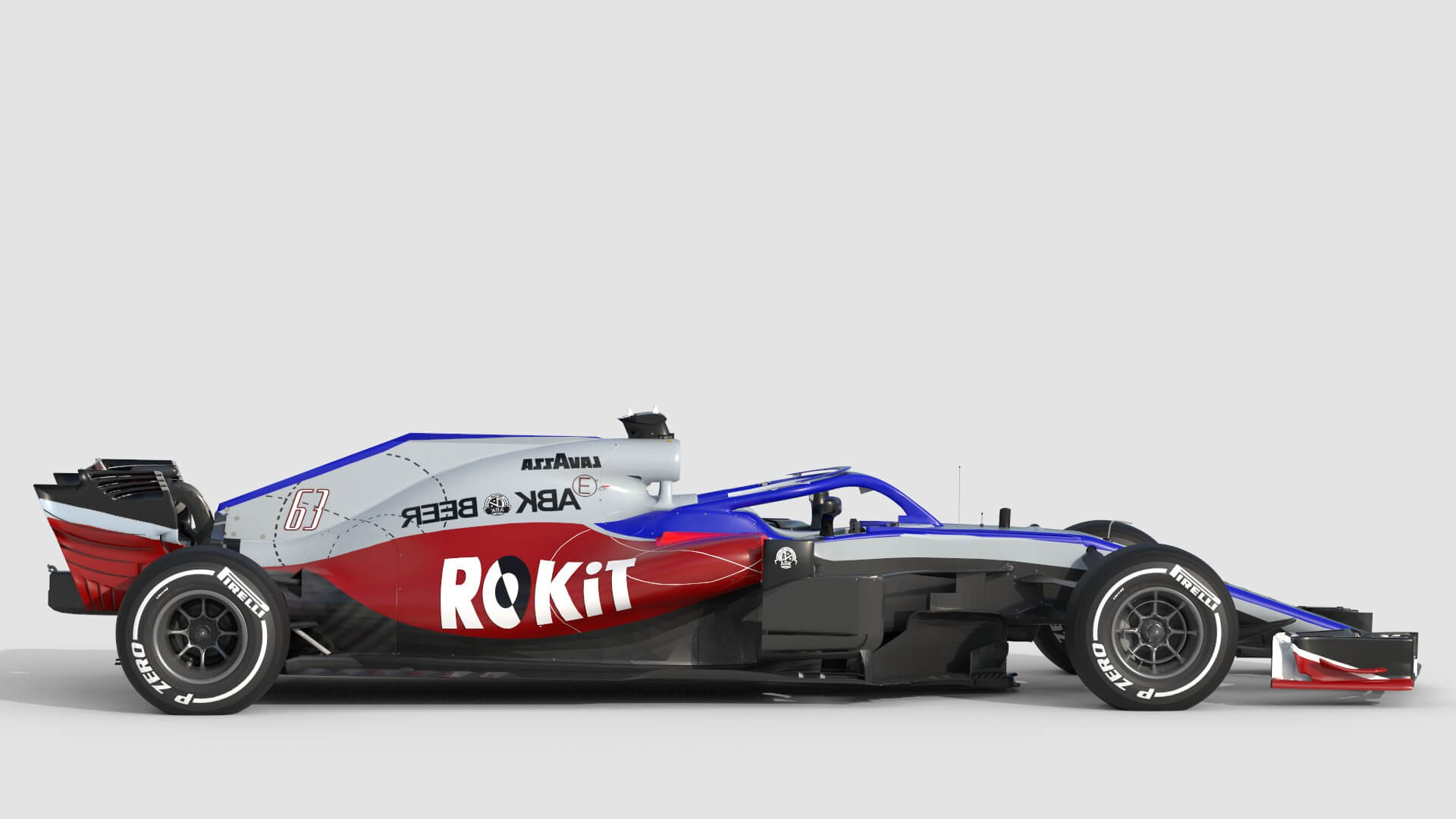 F1 Williiams FW-43 2020 3D Model by Cactus3D