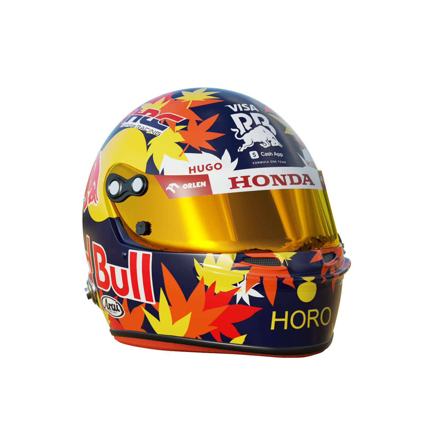 F1 Yuki Tsunoda Helmet 2024 - 3D Model by Cactus3D