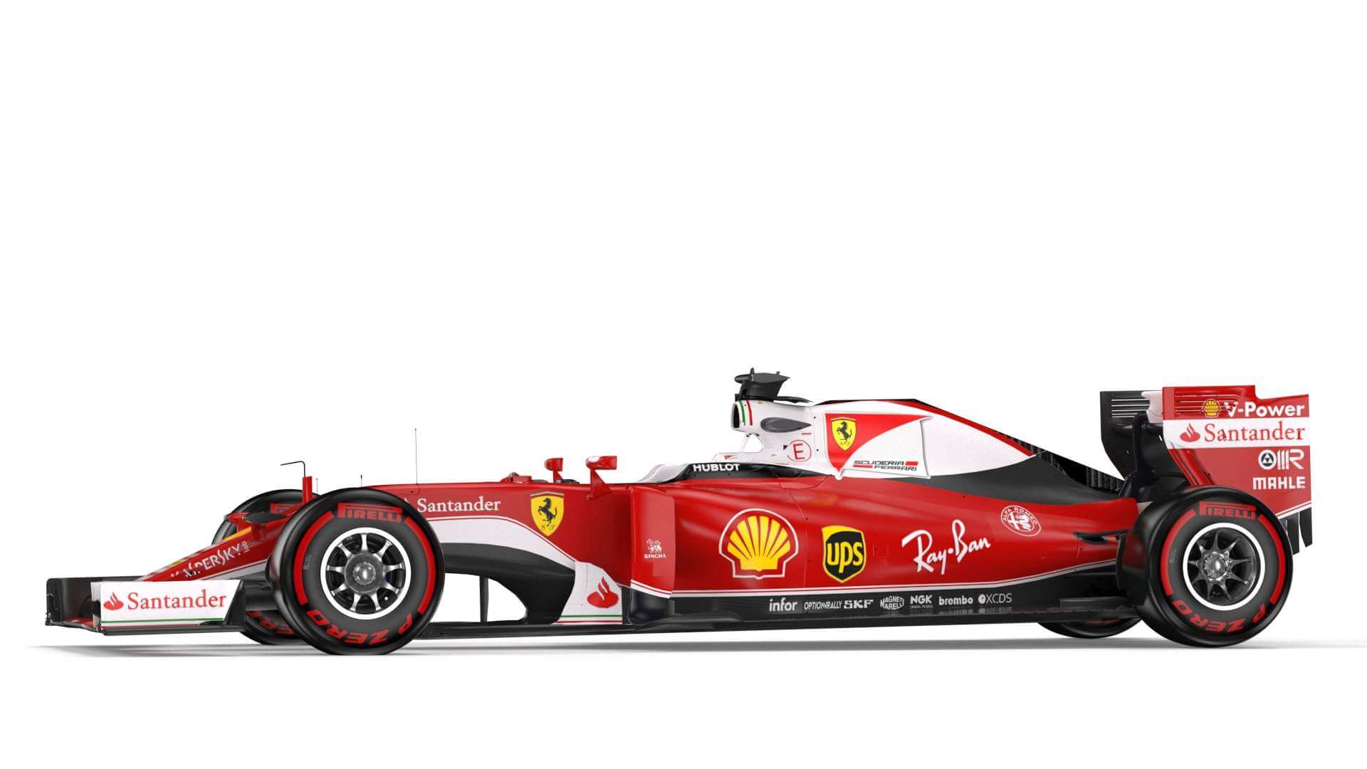 Ferrari 2016 F1 Race Car - 3D Model by Cactus3D