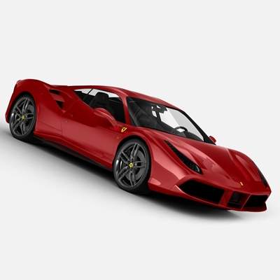 Ferrari 488 GTB 2016 - 3D Model by Cactus3D