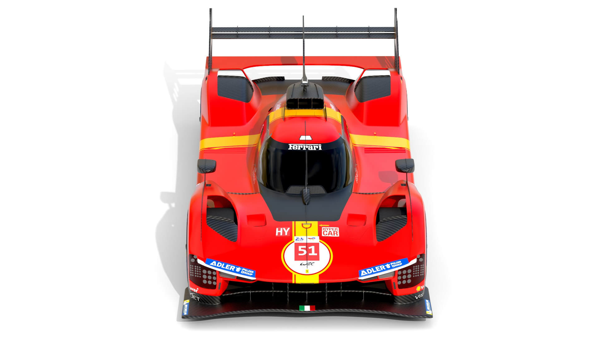 Wec Ferrari 499P 2023 - 3D Model by Cactus3D