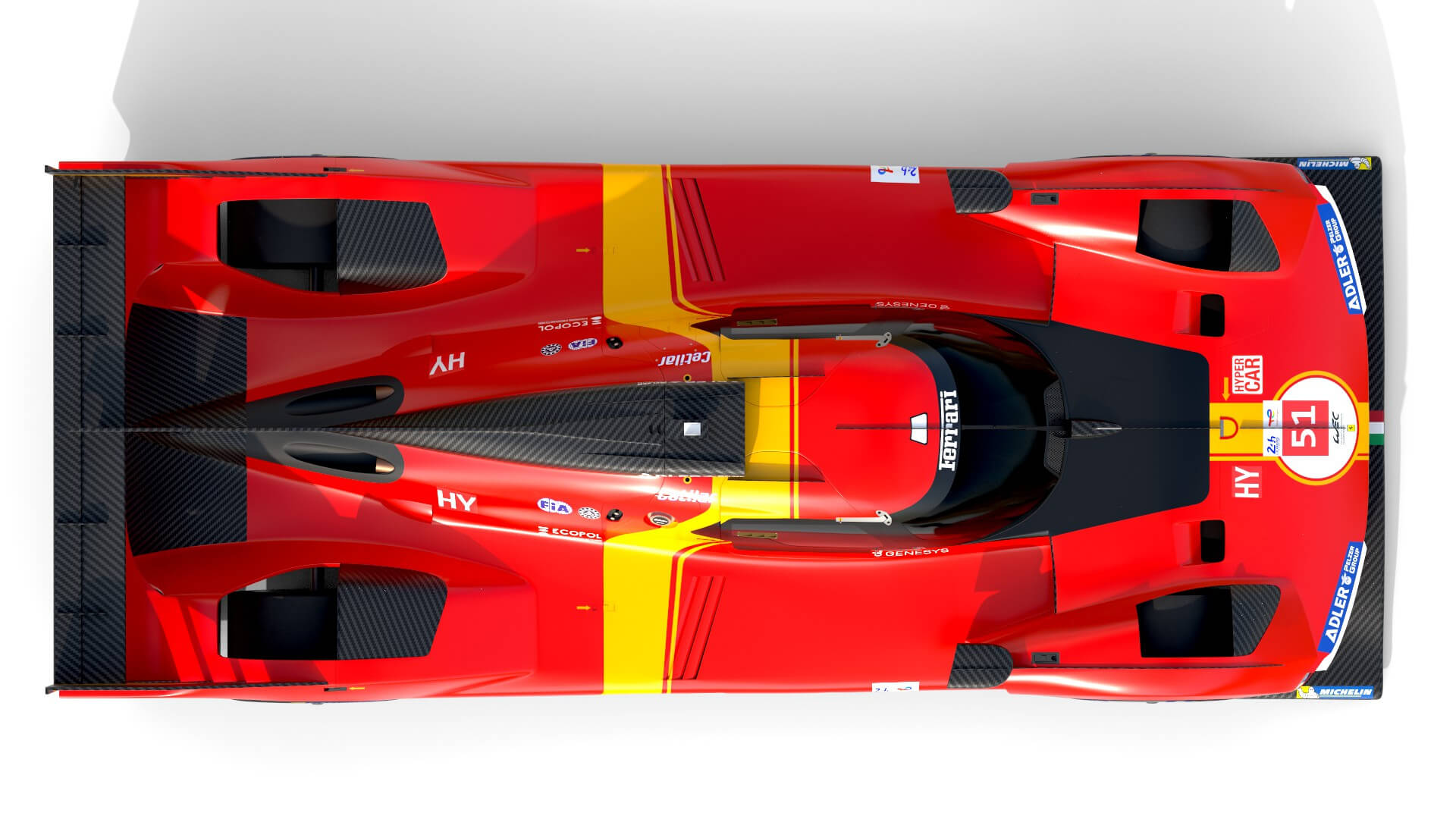 Wec Ferrari 499P 2023 - 3D Model by Cactus3D