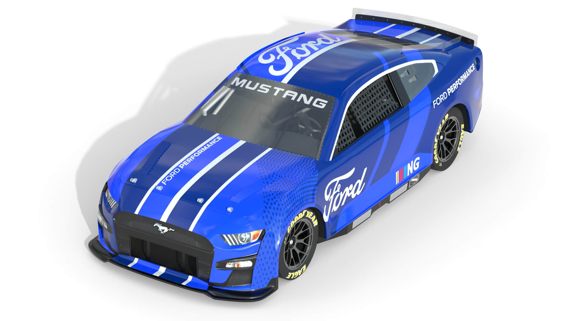 Ford Mustang Nascar Nextgen 2022 - 3D Model by Cactus3D