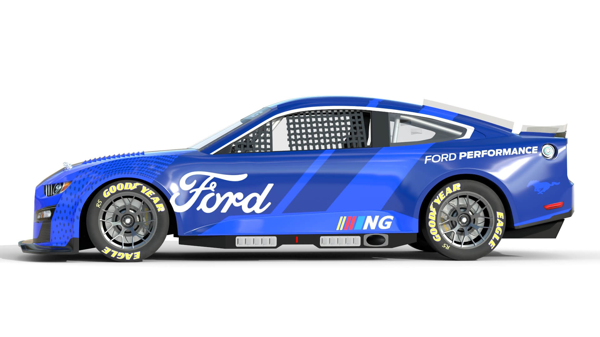 Ford Mustang Nascar Nextgen 2022 - 3D Model by Cactus3D