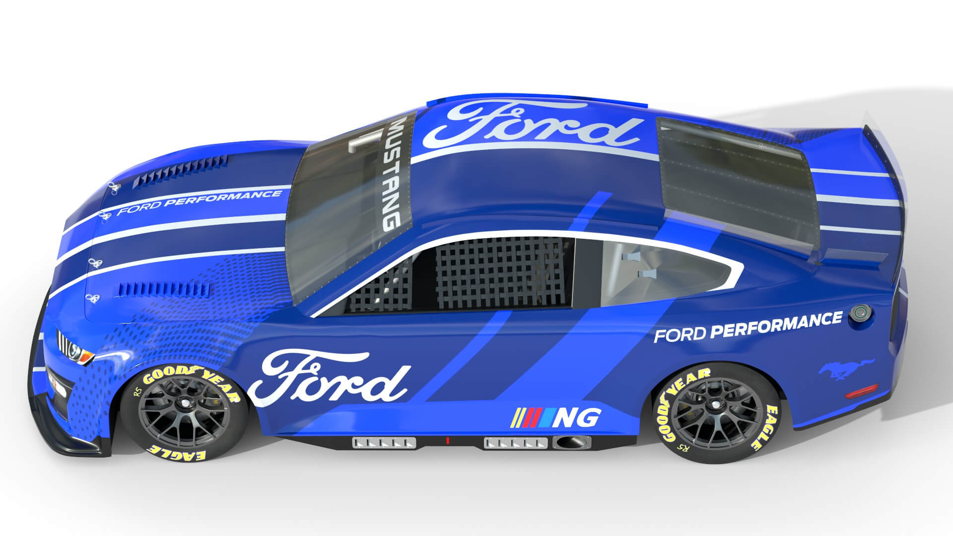 Ford Mustang Nascar Nextgen 2022 - 3D Model by Cactus3D