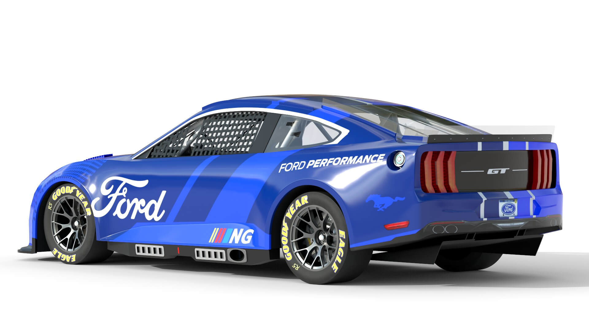 Ford Mustang Nascar Nextgen 2022 - 3D Model by Cactus3D