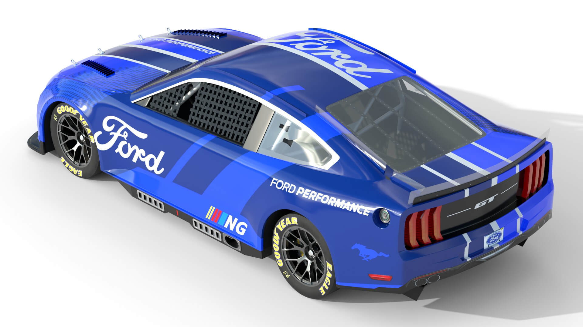 Ford Mustang Nascar Nextgen 2022 - 3D Model by Cactus3D