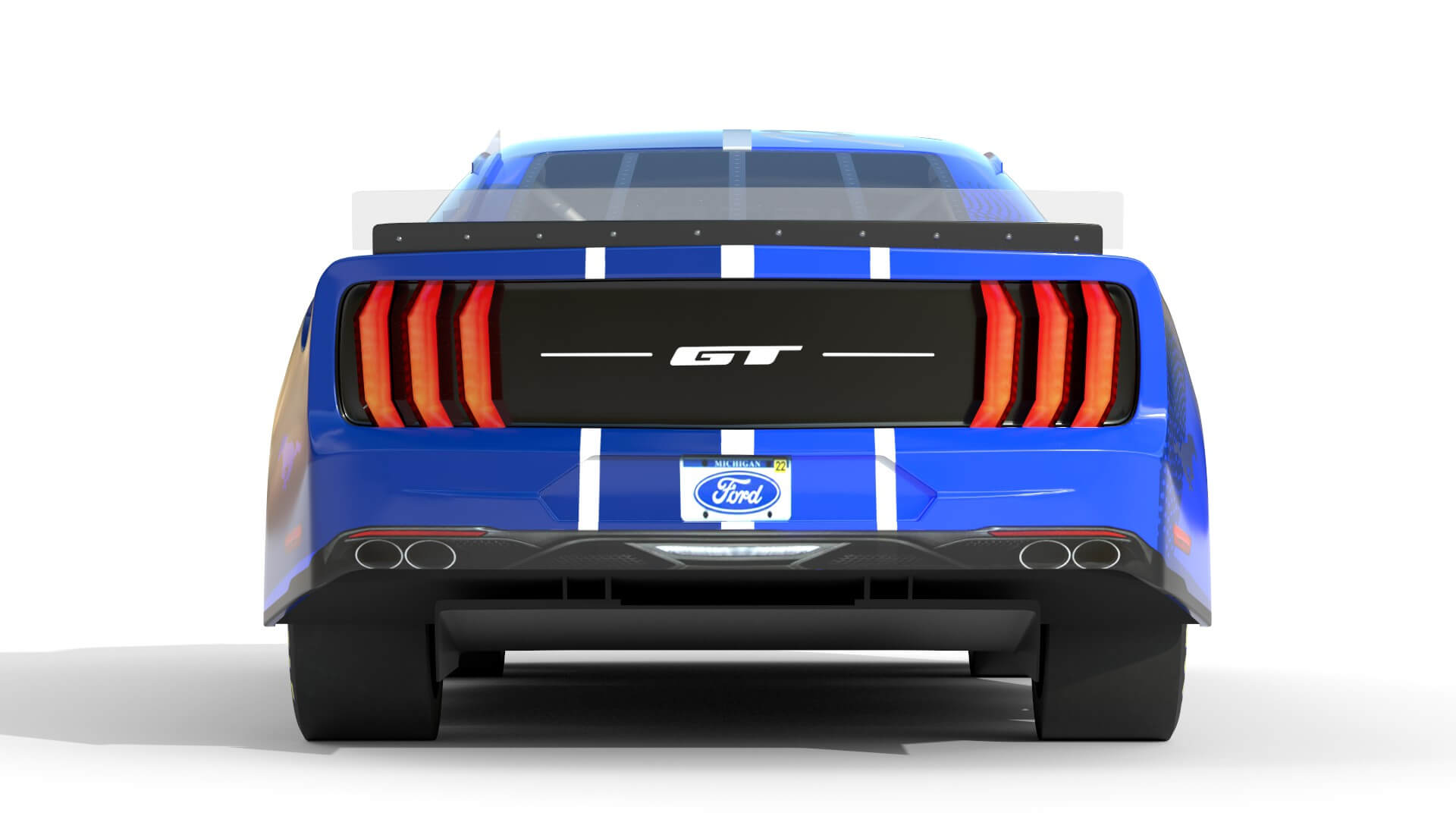 Ford Mustang Nascar Nextgen 2022 - 3D Model by Cactus3D