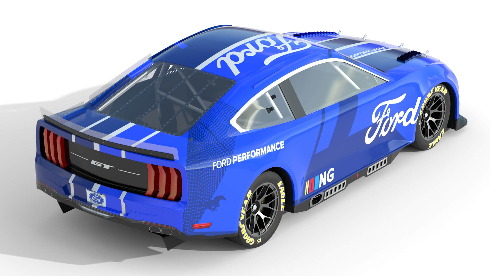 Ford Mustang Nascar Nextgen 2022 - 3D Model by Cactus3D