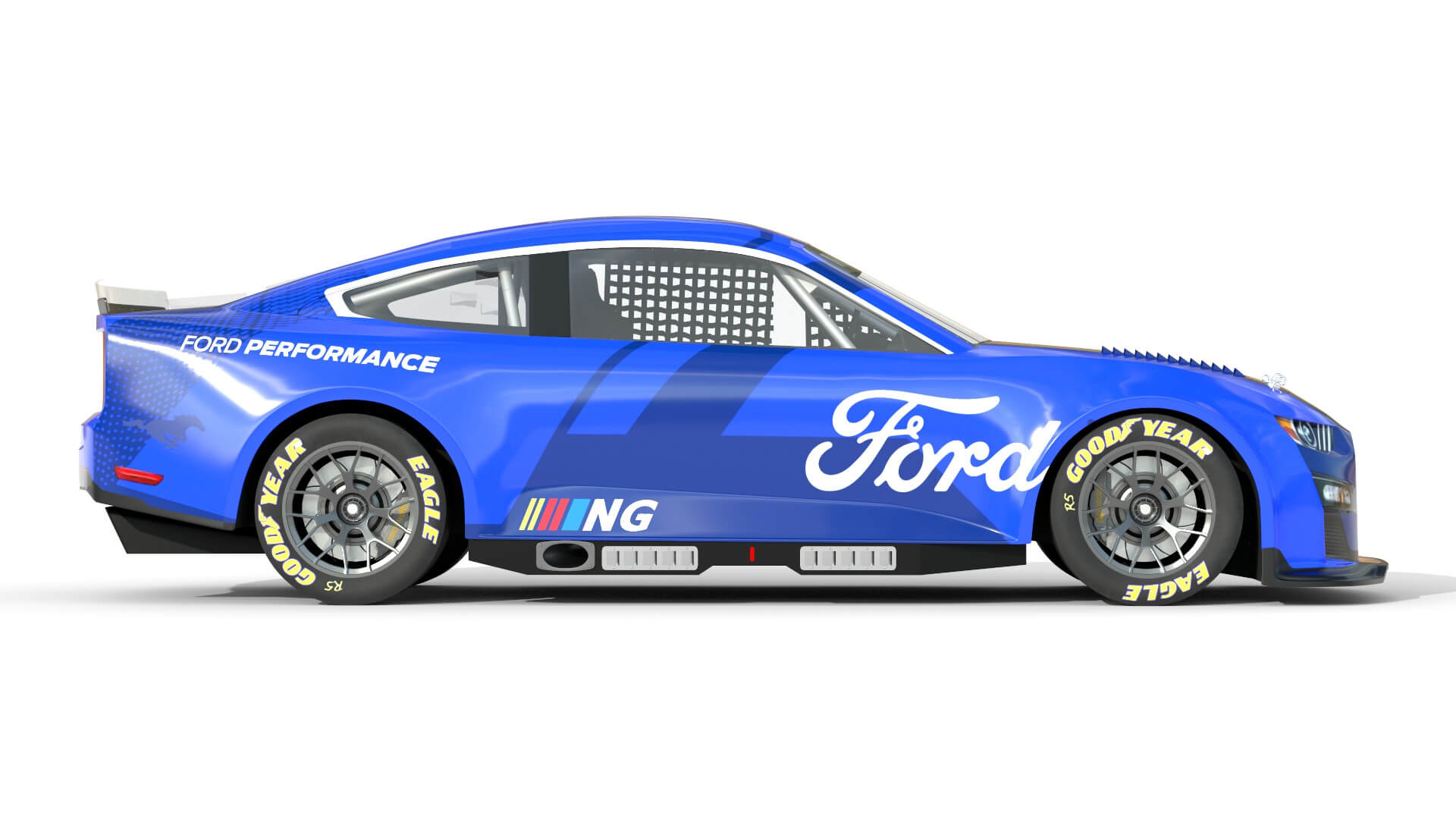 Ford Mustang Nascar Nextgen 2022 - 3D Model by Cactus3D