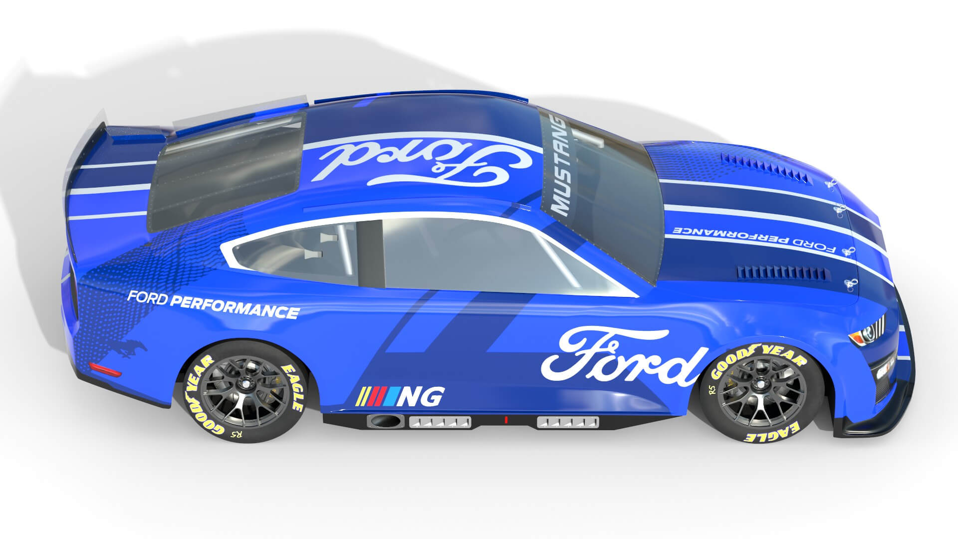 Ford Mustang Nascar Nextgen 2022 - 3D Model by Cactus3D