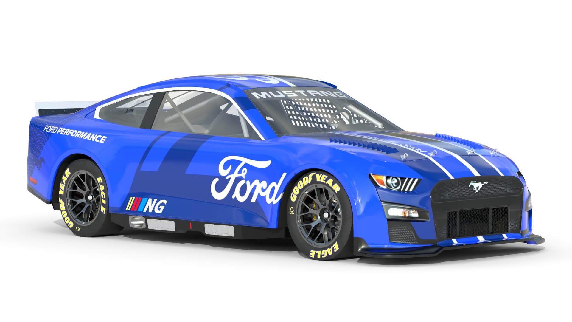 Ford Mustang Nascar Nextgen 2022 - 3D Model by Cactus3D