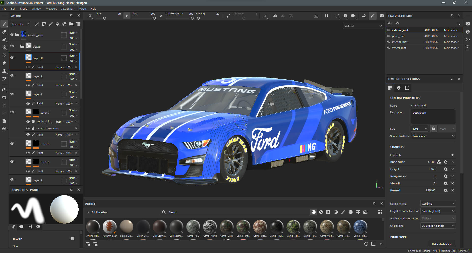Ford Mustang Nascar Nextgen 2022 - 3D Model by Cactus3D