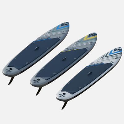 Gladiator Paddle Board - 3D Model by Cactus3D