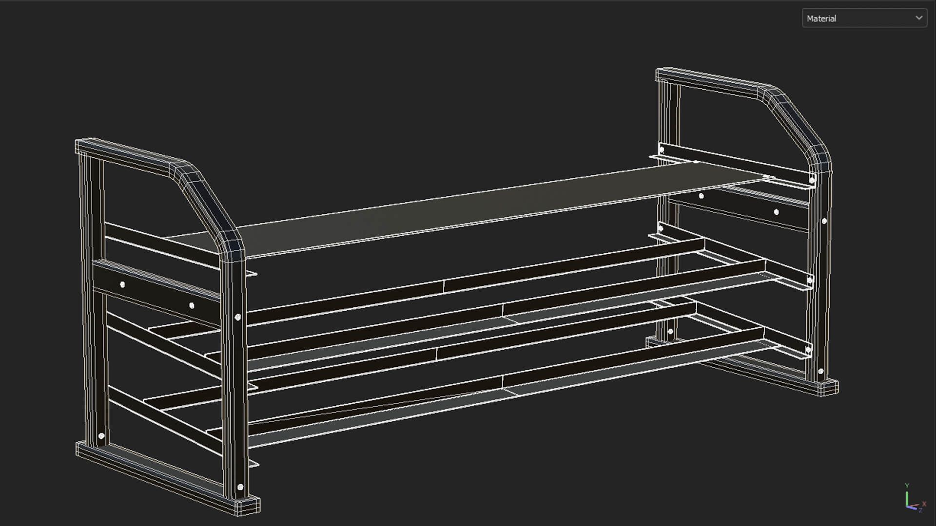 Dumbbell Rack - 3D Model by Cactus3D