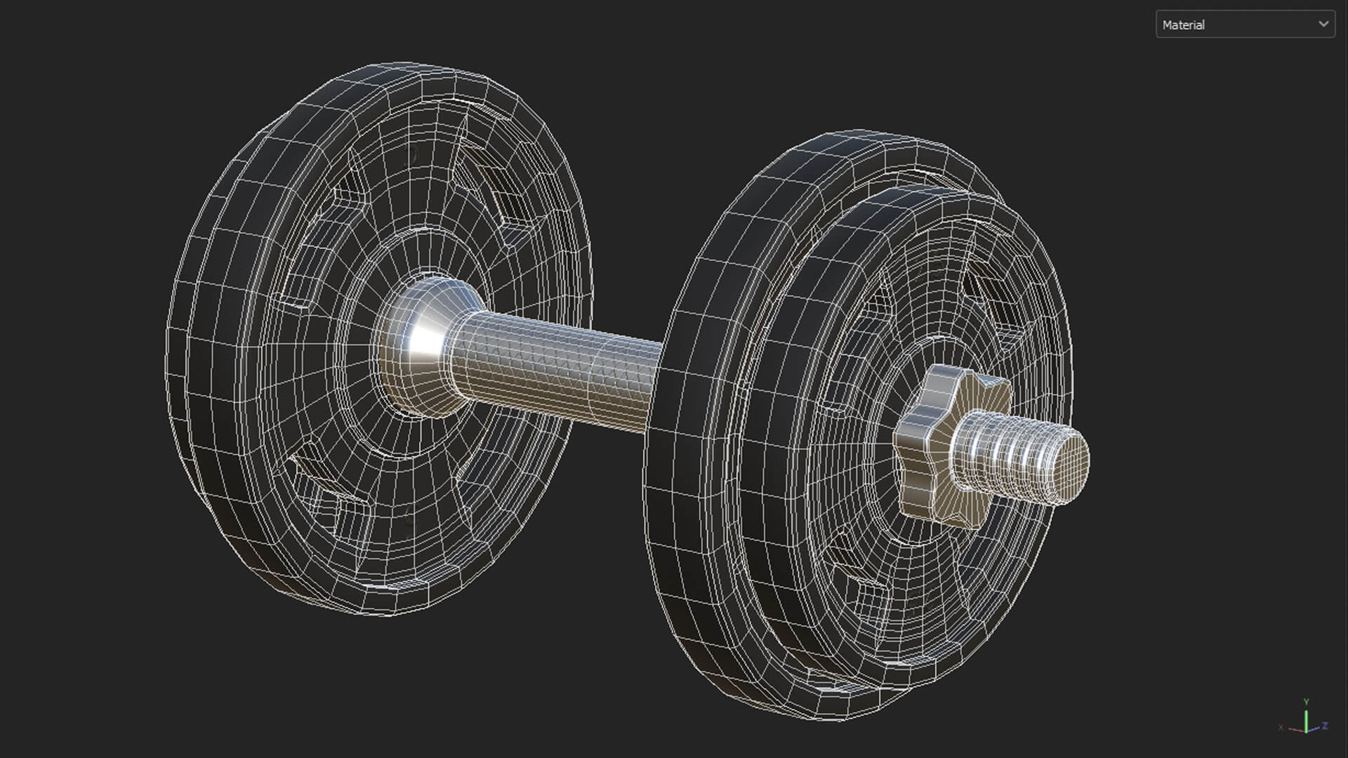 Dumbbell Rack - 3D Model by Cactus3D