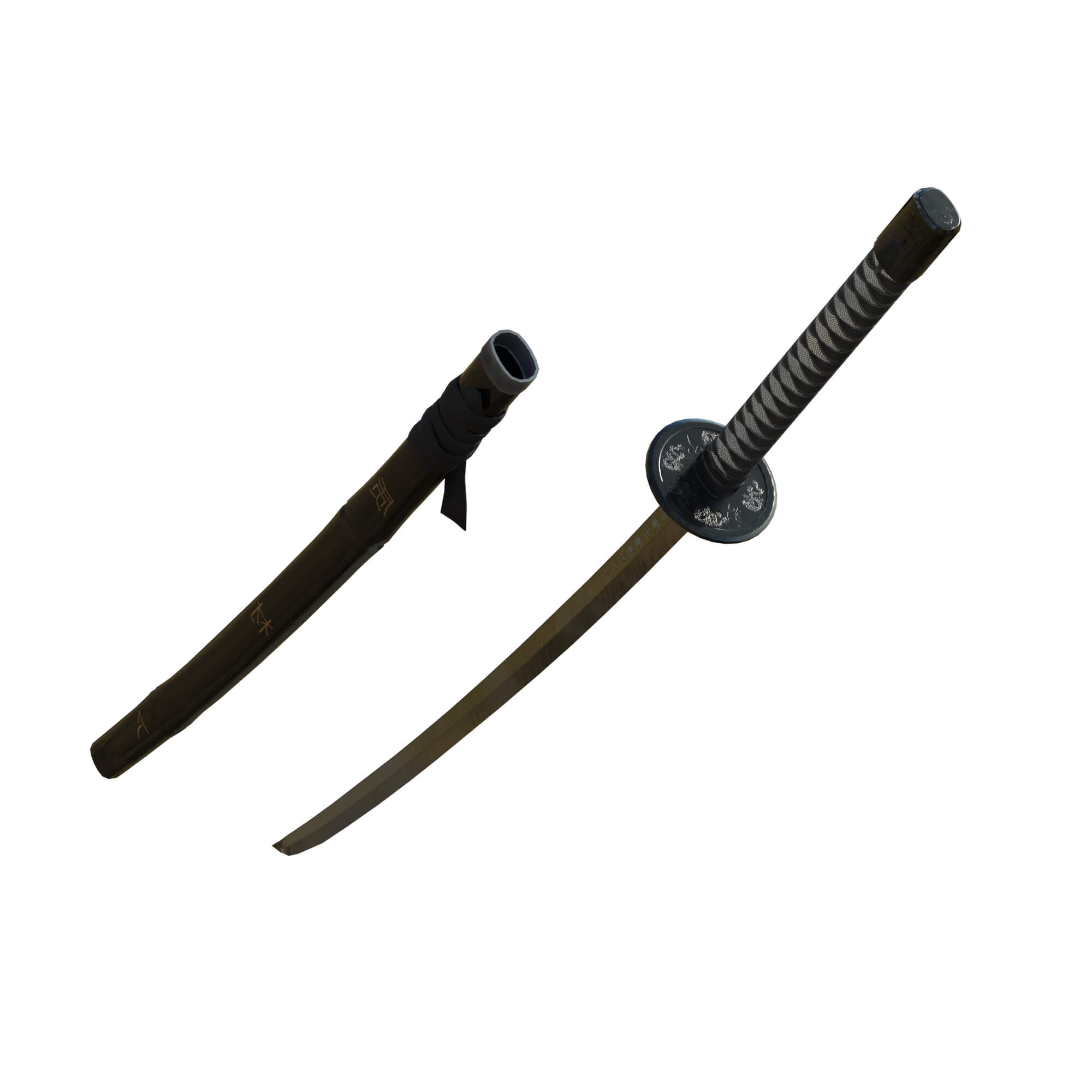 Katana Sword - 3D Model by Cactus3D