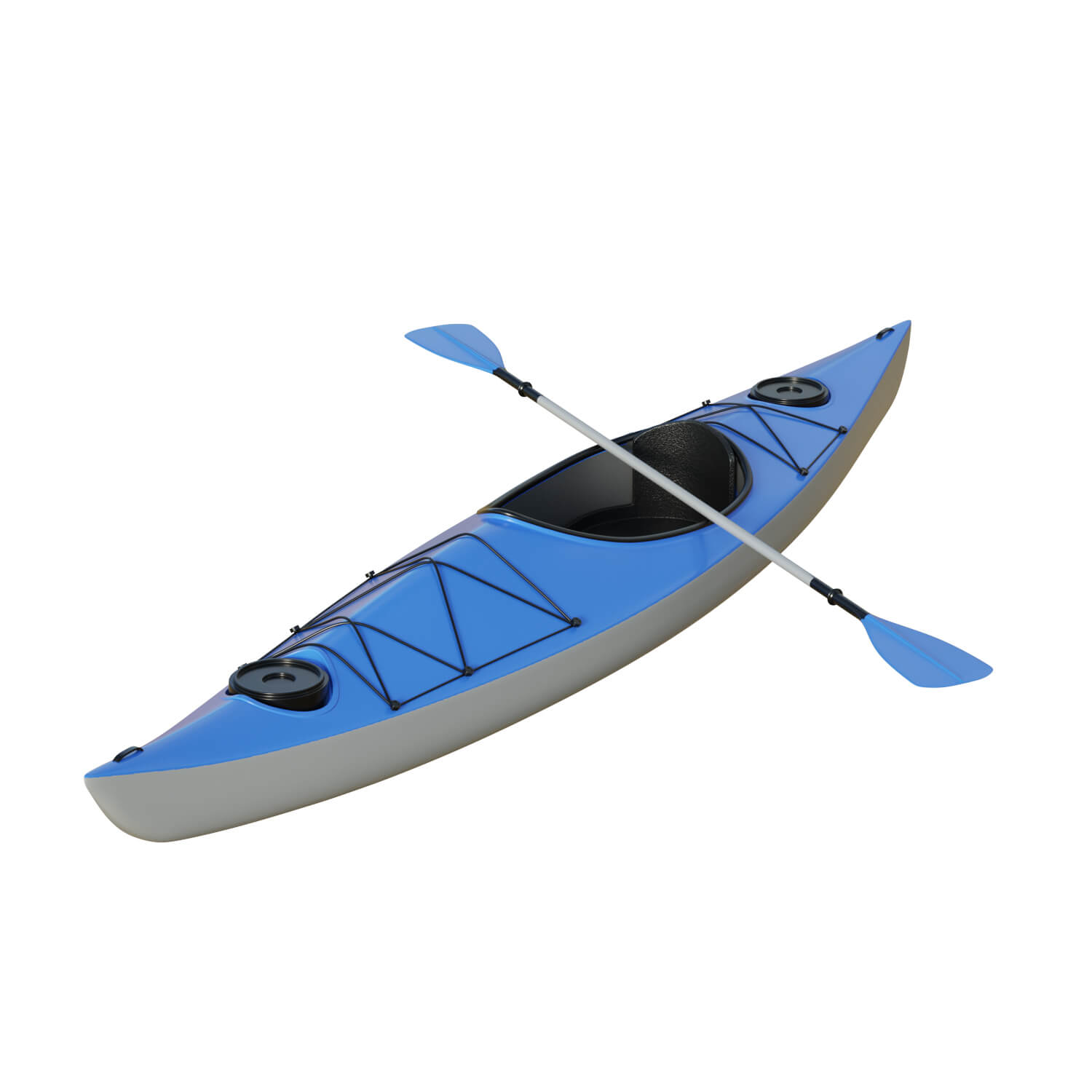 Kayak Boat 01 - 3D Model by Cactus3D