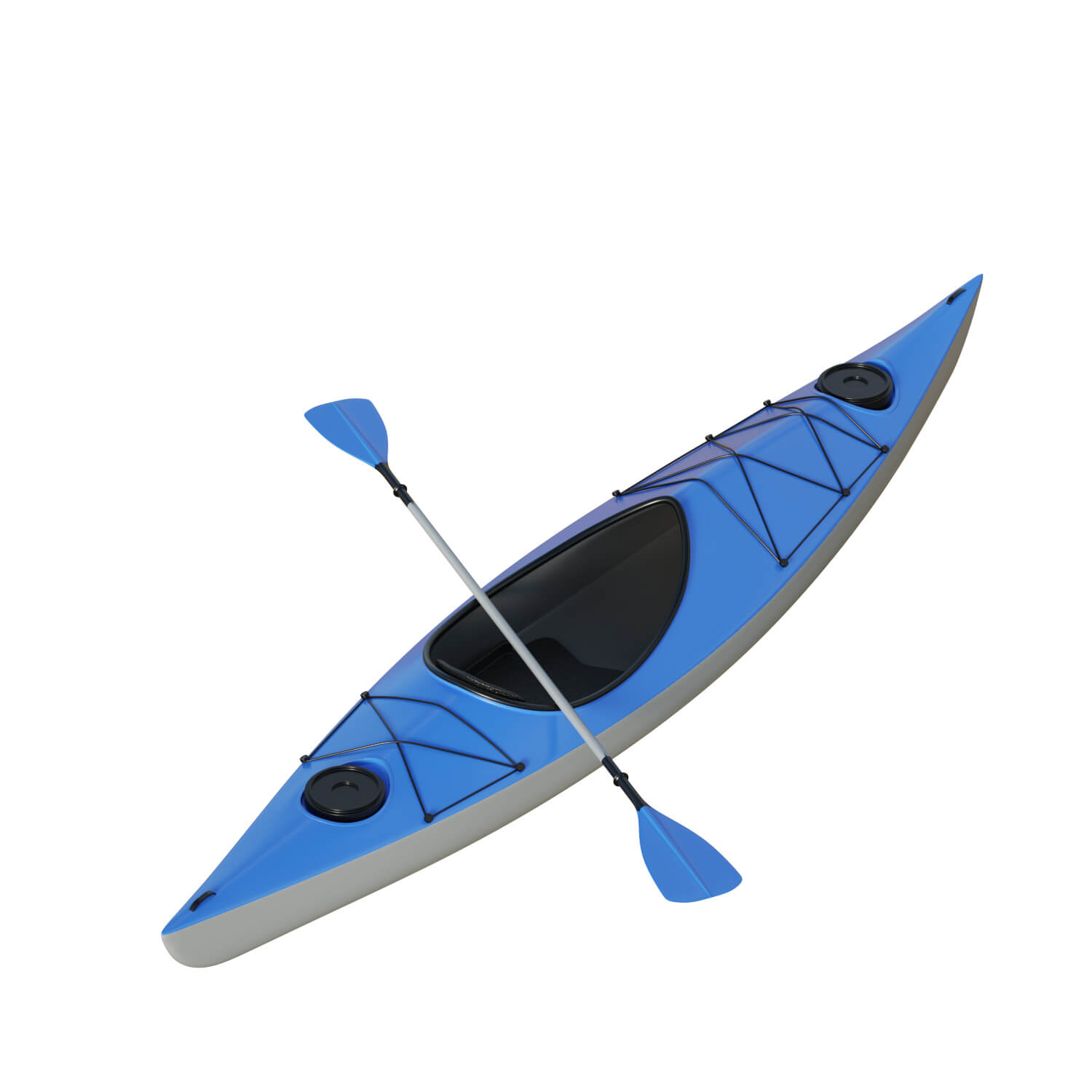 Kayak Boat 01 - 3D Model by Cactus3D