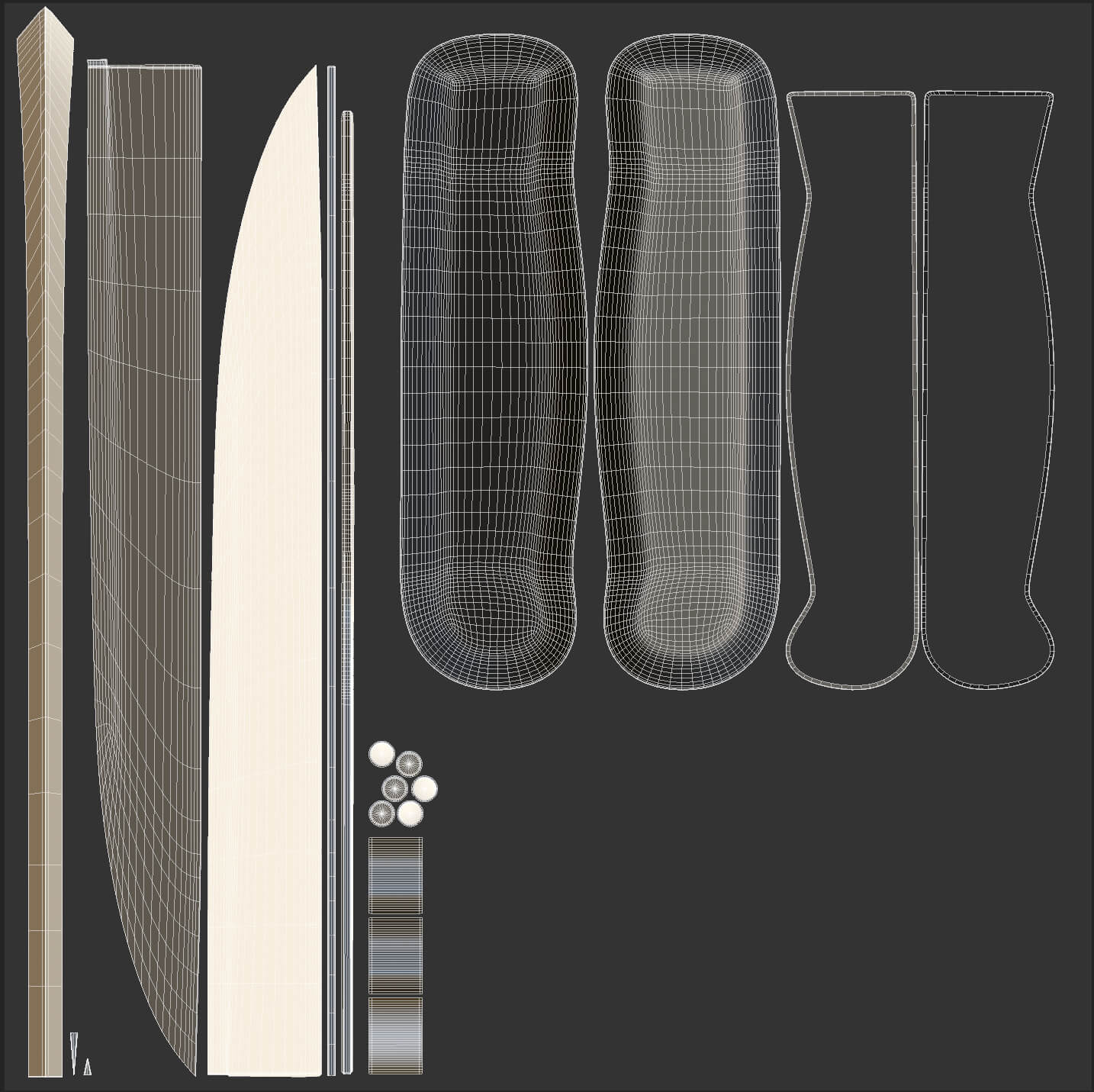 Kitchen Knife - 3D Model by Cactus3D