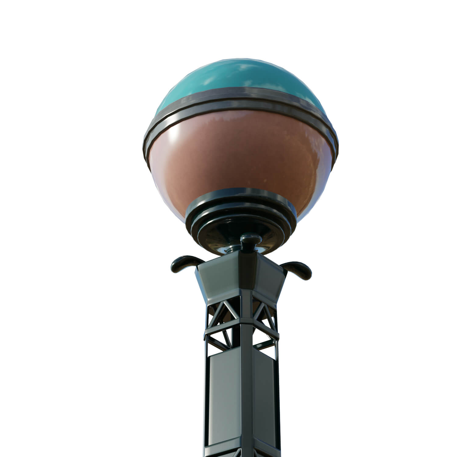 Lamp Post 02 - 3D Model by Cactus3D