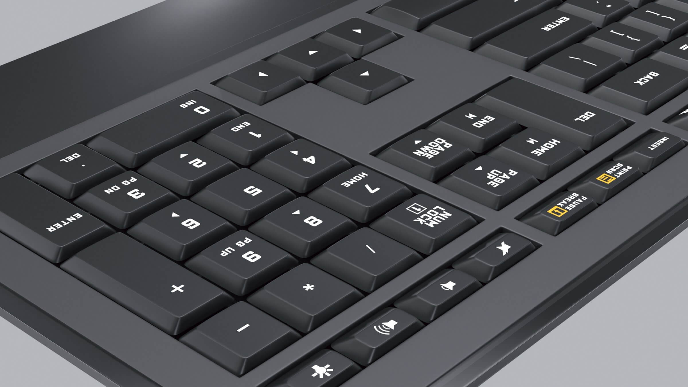 Logitech K740 Keyboard - 3D Model by Cactus3D