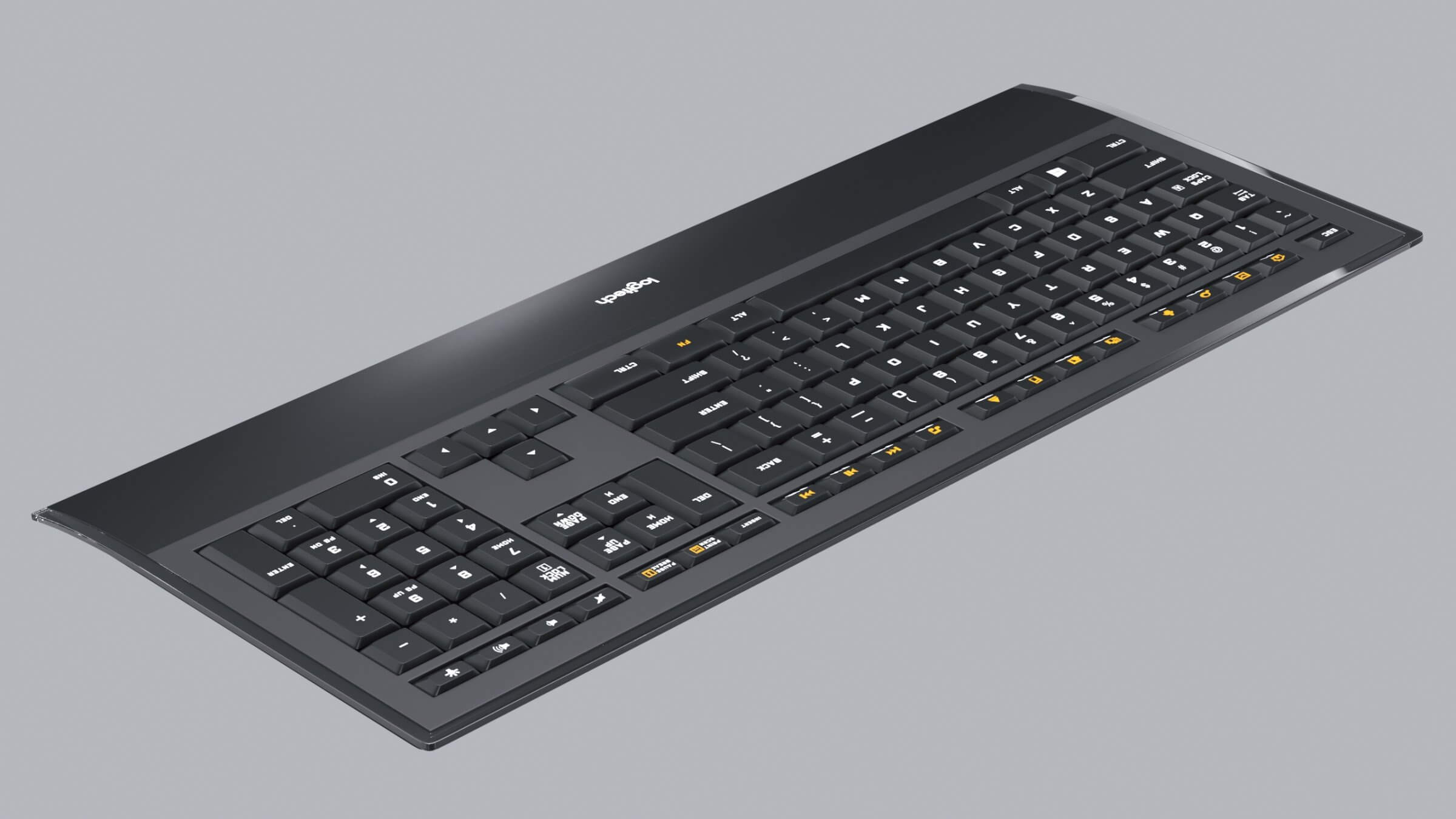 Logitech K740 Keyboard - 3D Model by Cactus3D