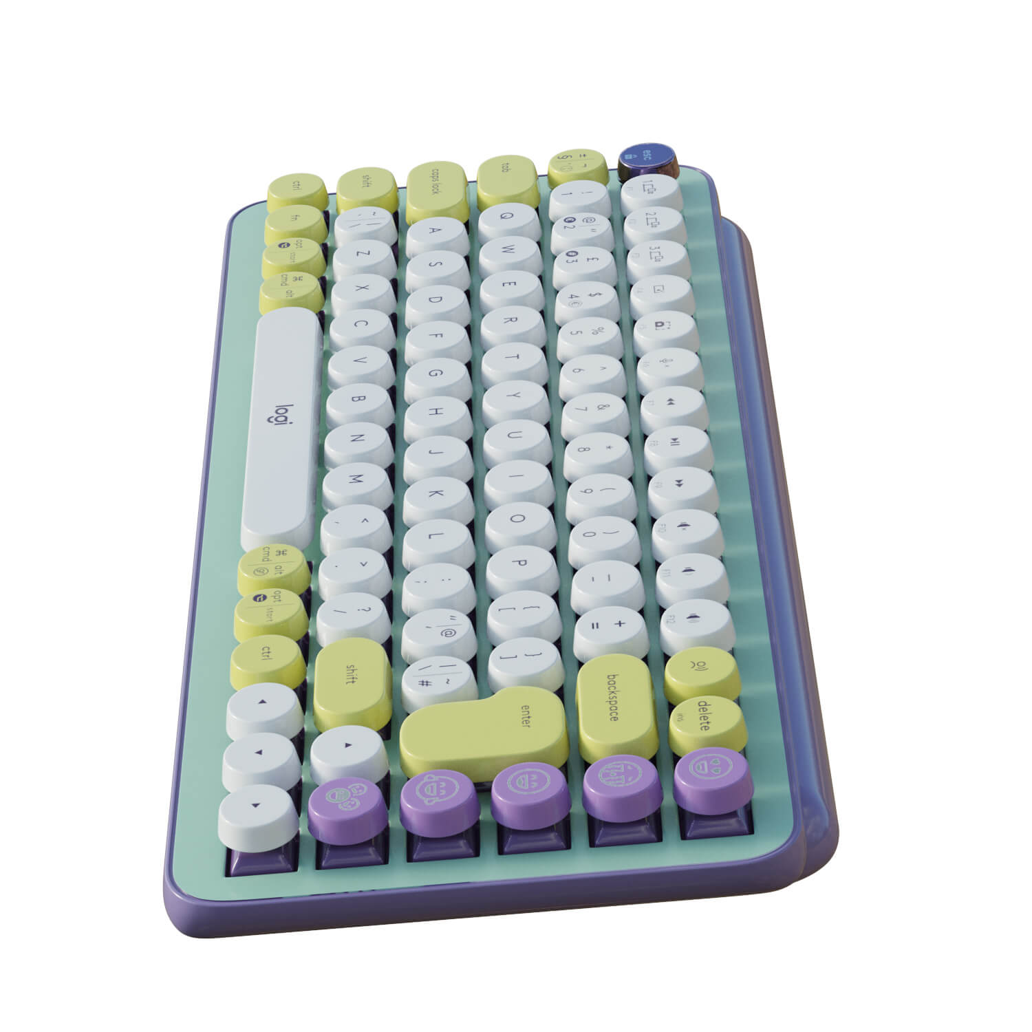 Logitech Pop Keys Cherry MX Brown - 3D Model by Cactus3D