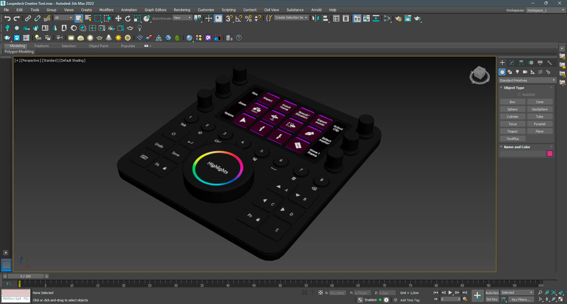 Loupedeck Creative Tool - 3D Model by Cactus3D