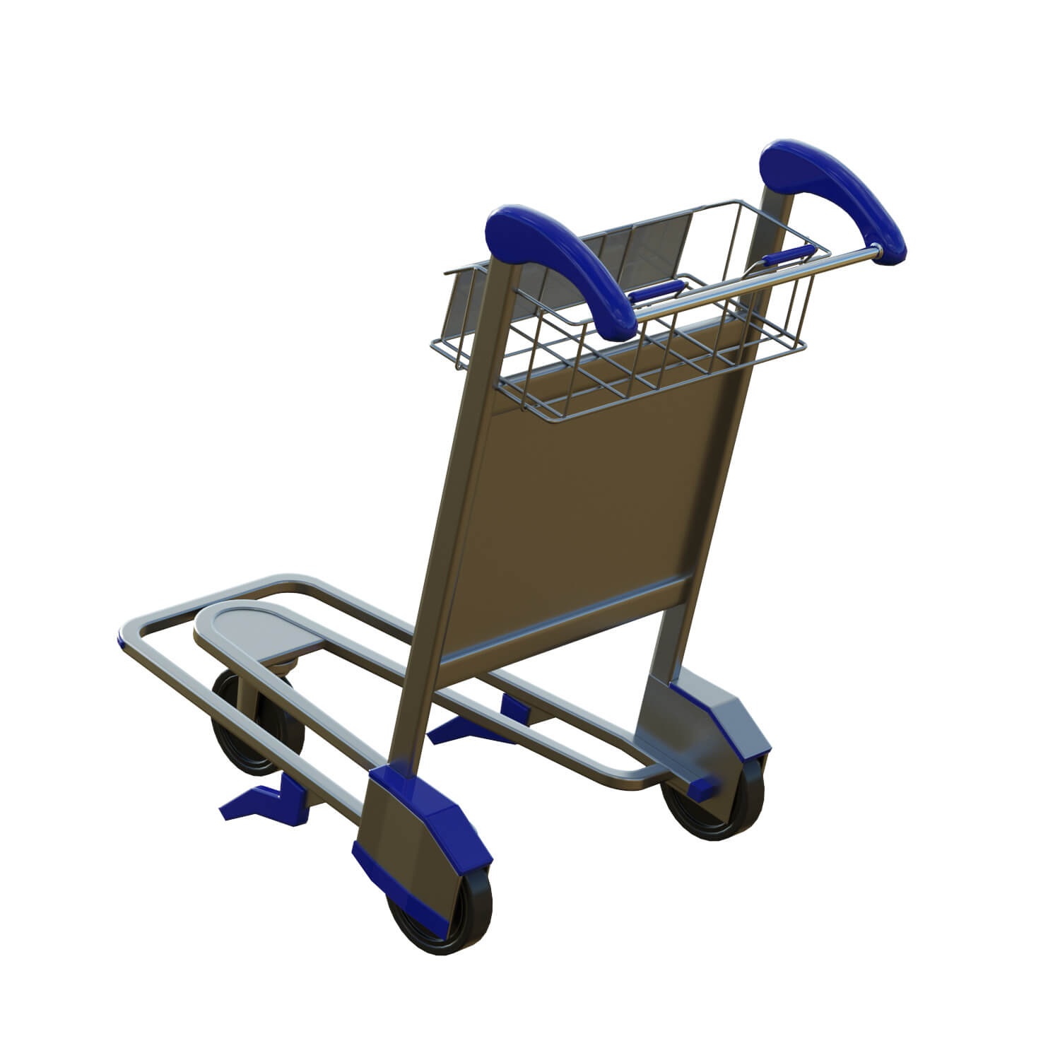 Luggage Trolley - 3D Model by Cactus3D