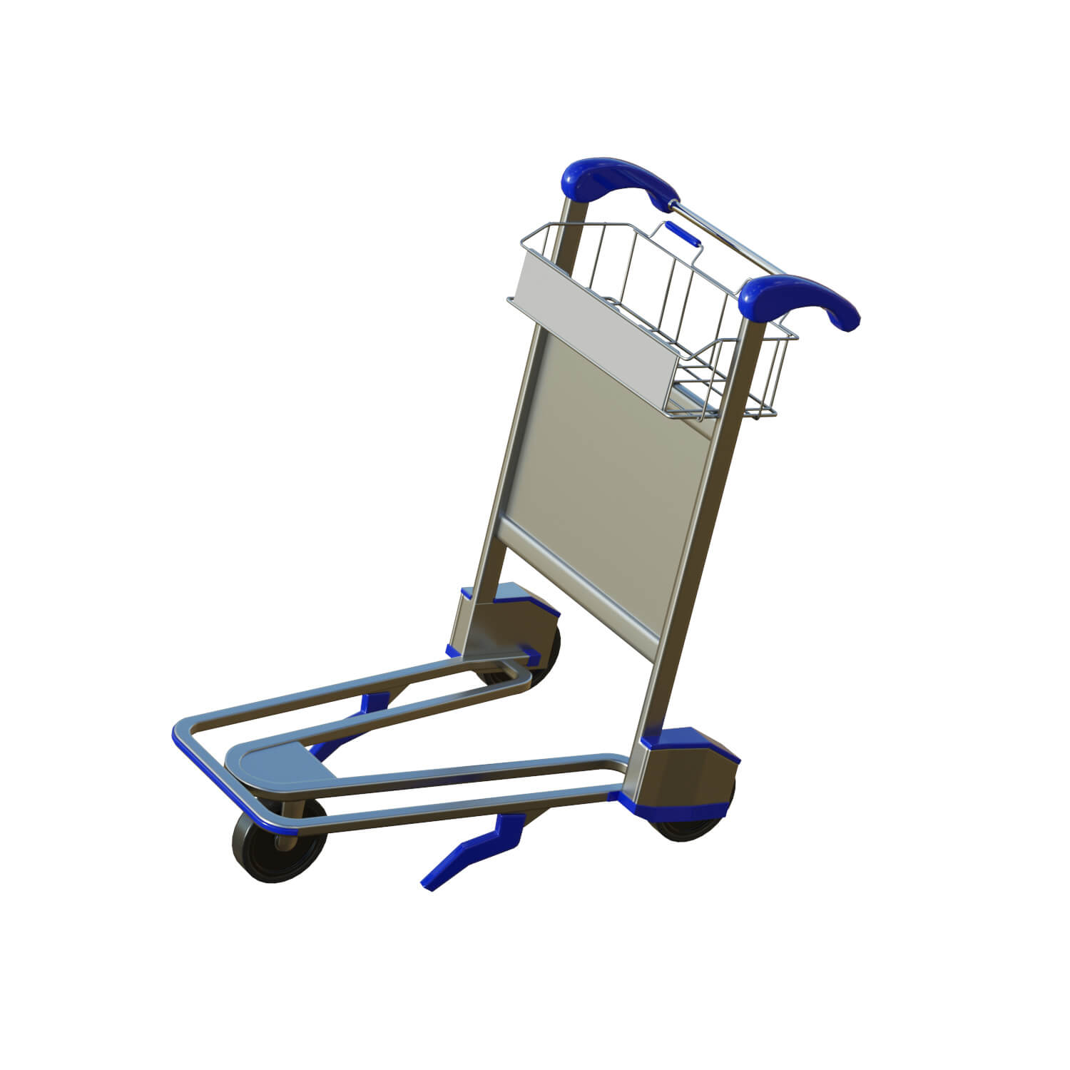 Luggage Trolley - 3D Model by Cactus3D