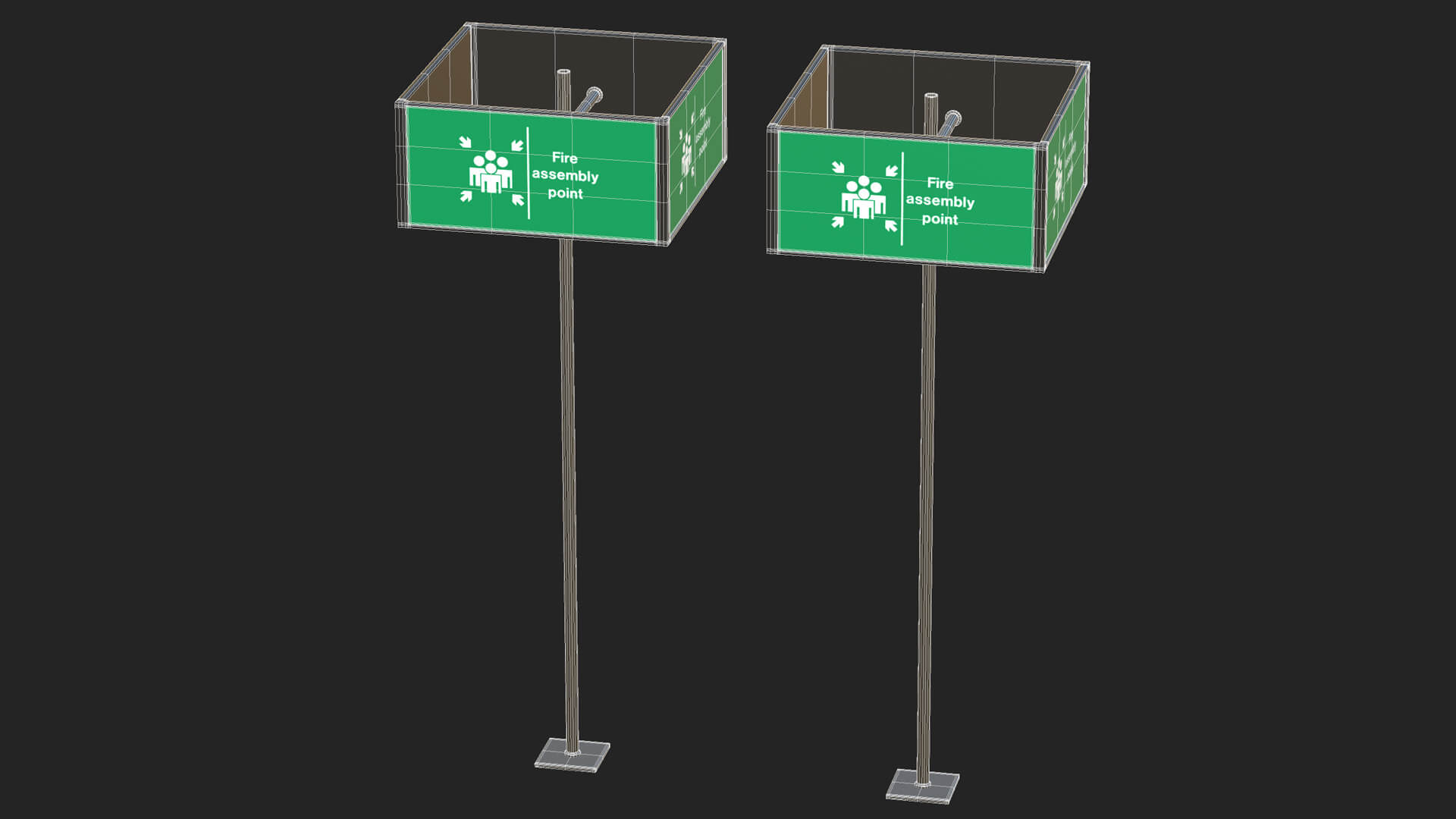 Meeting Point Sign - 3D Model by Cactus3D