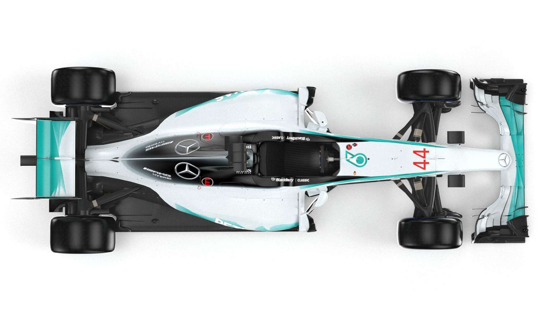Mercedes W07 F1 Race Car - 3D Model by Cactus3D