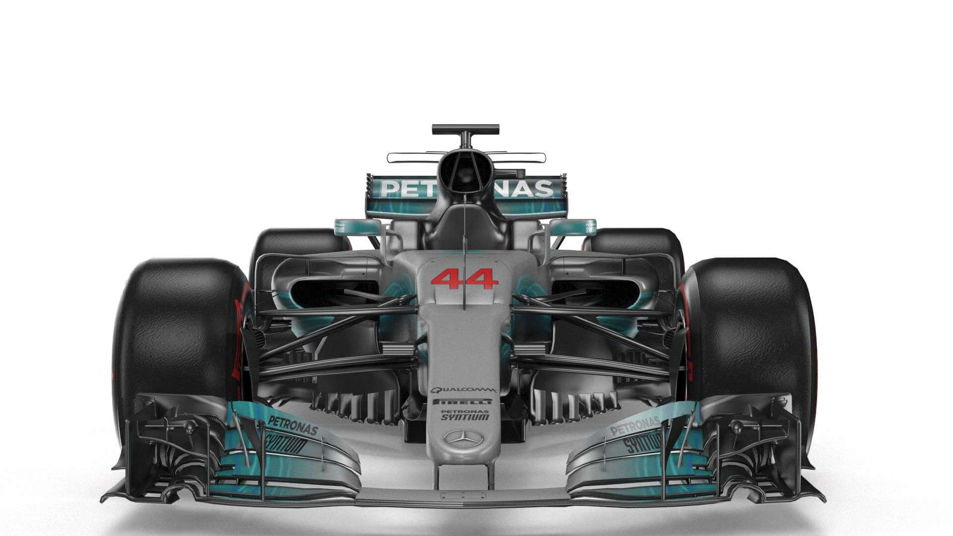 Mercedes W08 F1 Race Car - 3D Model by Cactus3D