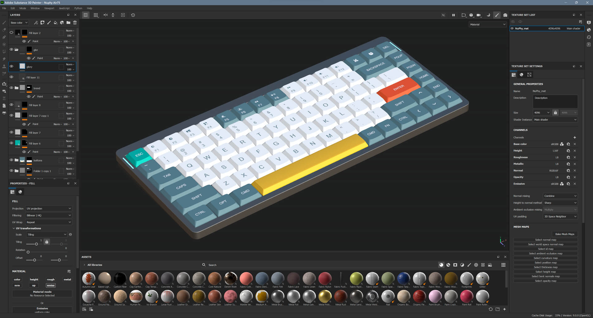 Nuphy AIR75 Keyboard - 3D Model by Cactus3D