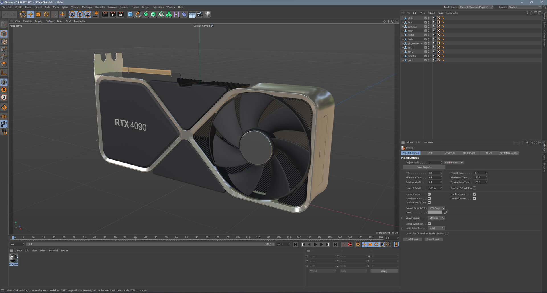 Nvidia RTX 4090 - 3D Model by Cactus3D