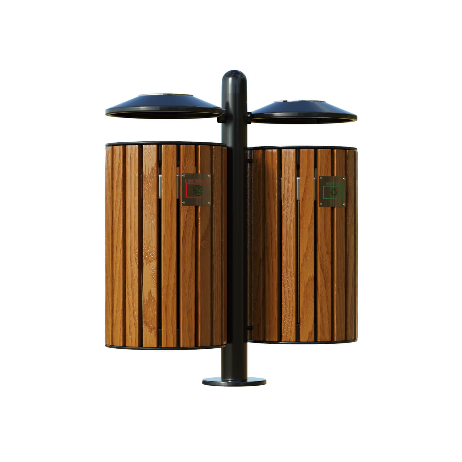 Outdoor Trash Bins 01 - 3D Model by Cactus3D
