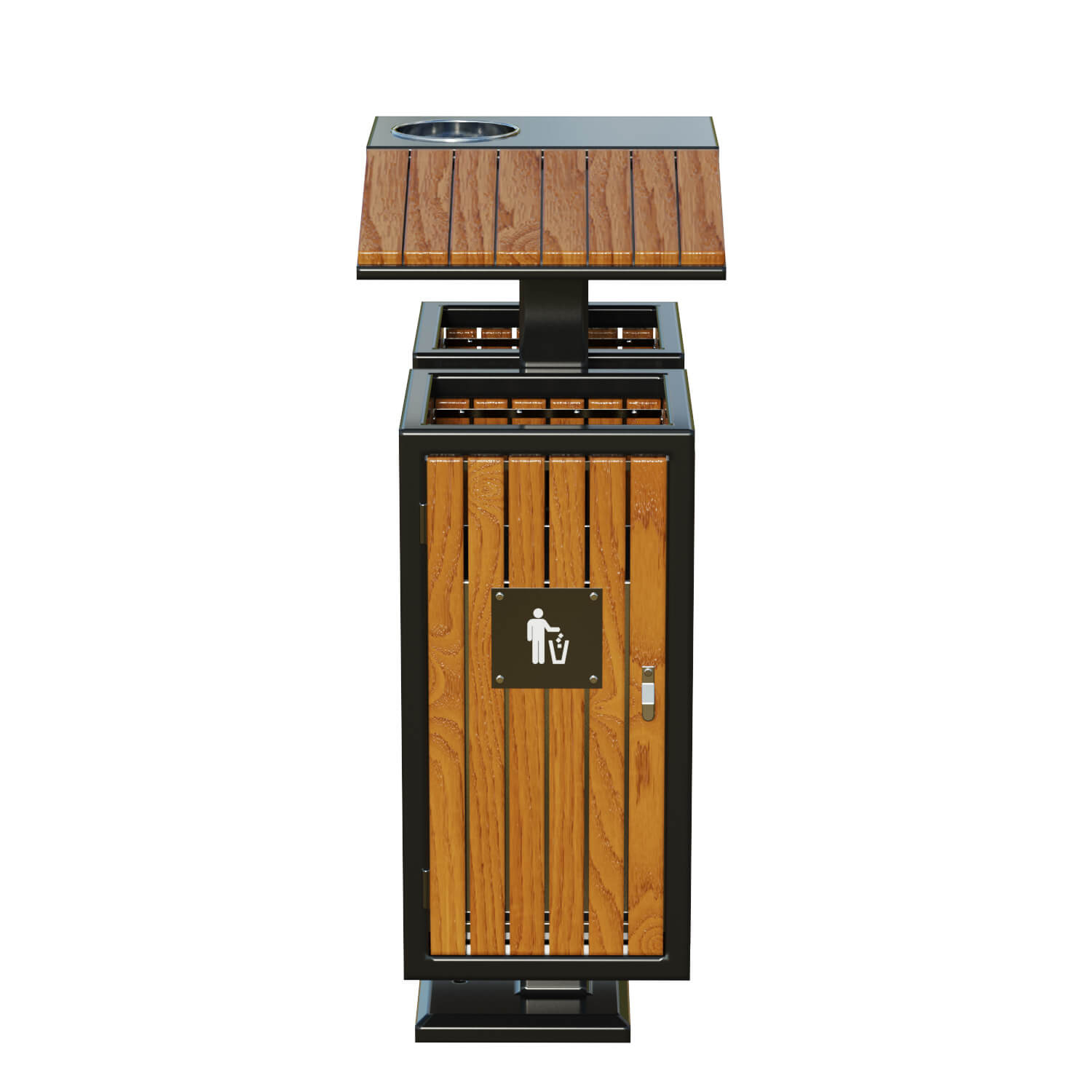 Outdoor Trash Bins 04 - 3D Model by Cactus3D