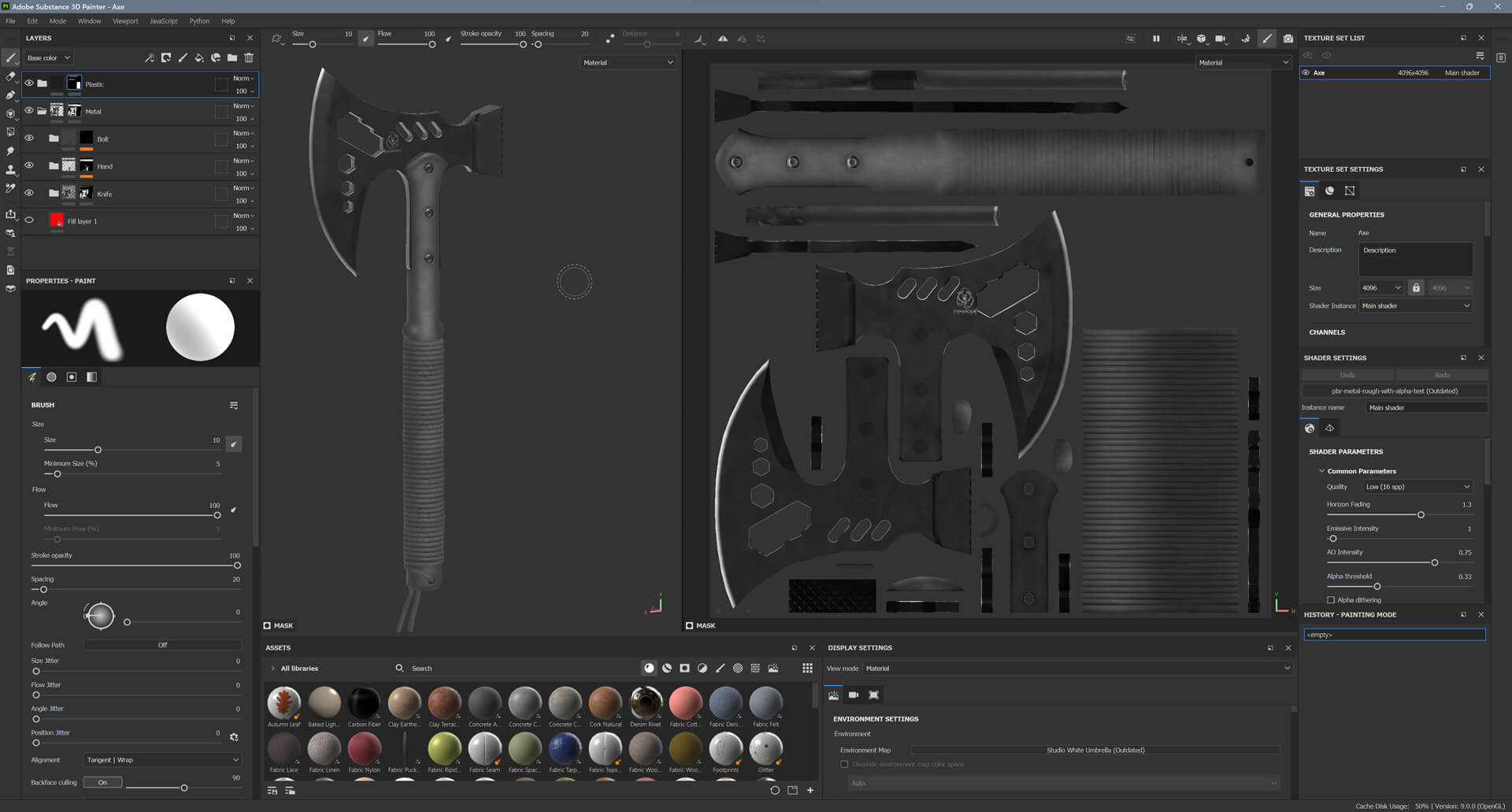 PBR Tactical Ax Low Poly 3D Model by Cactus3D