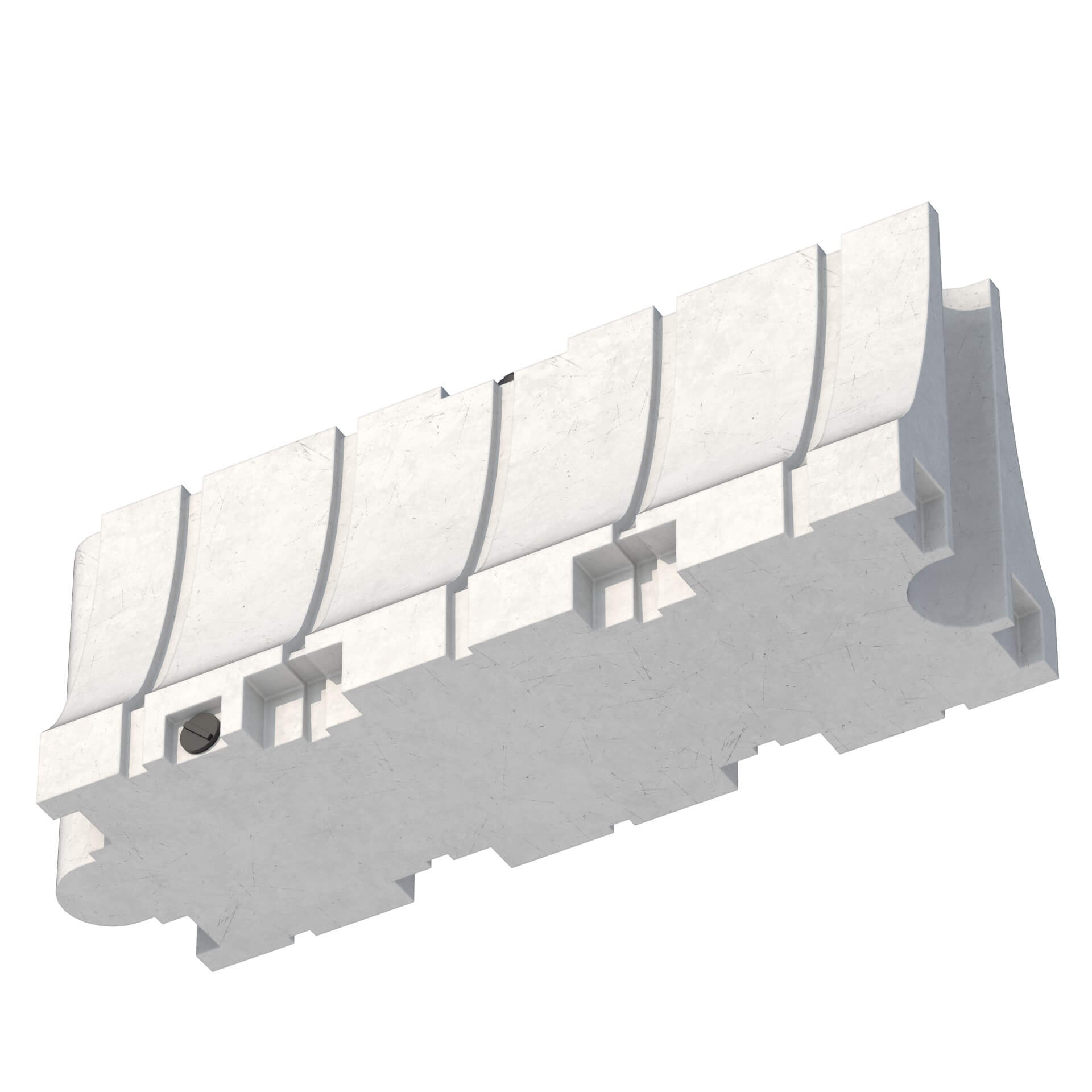 Plastic Traffic Barrier - 3D Model by Cactus3D