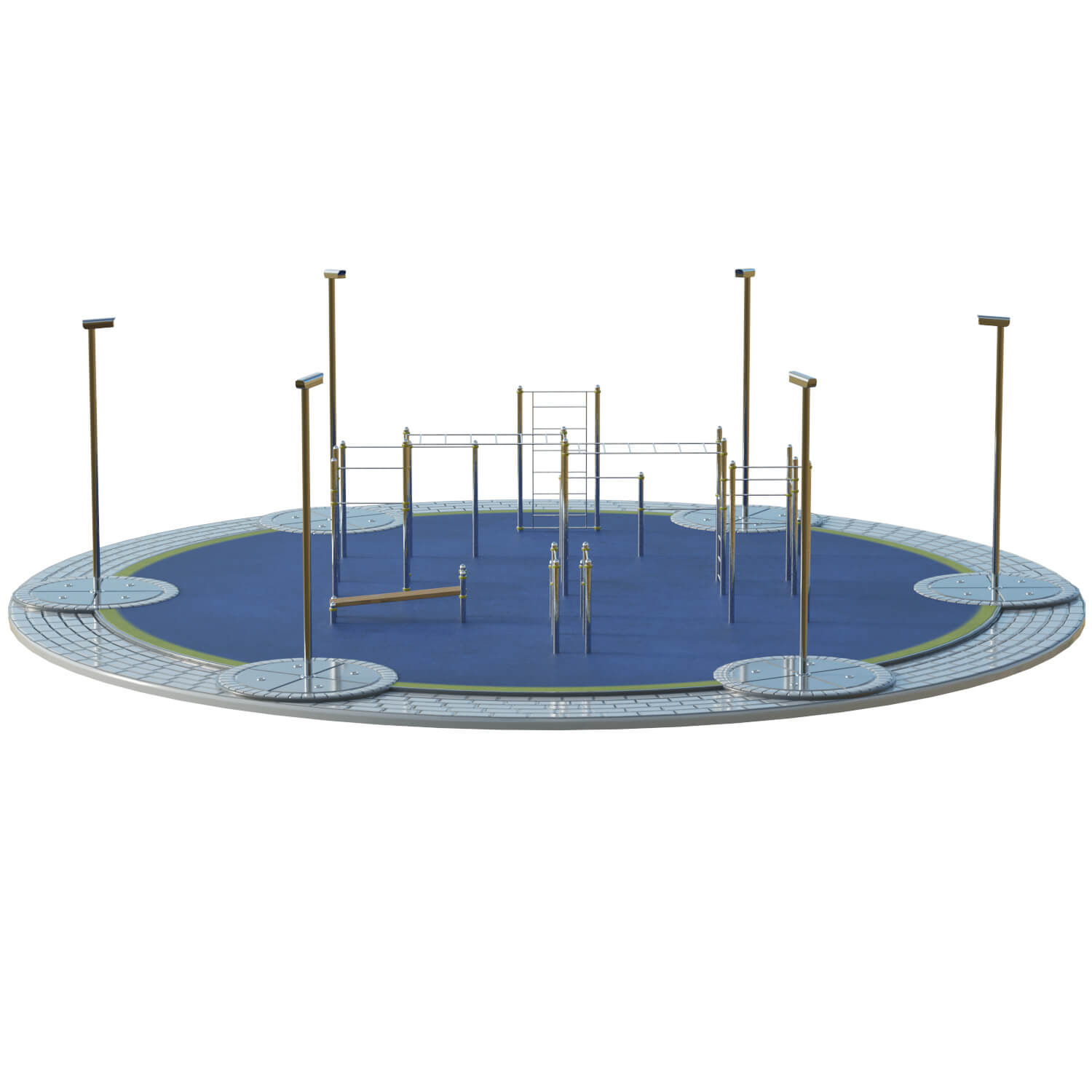 Playground Low Poly 3D Model by Cactus3D