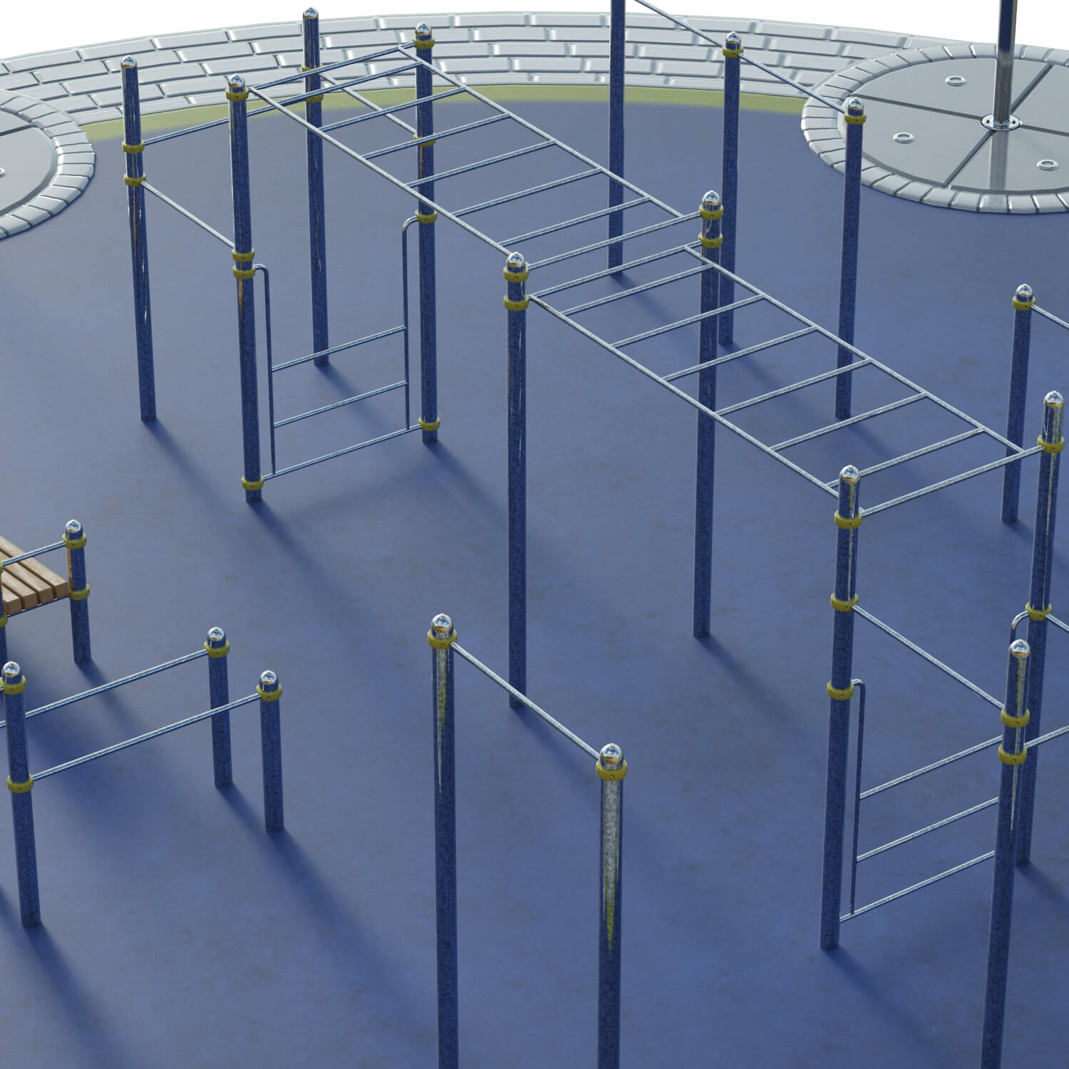 Playground Low Poly 3D Model by Cactus3D